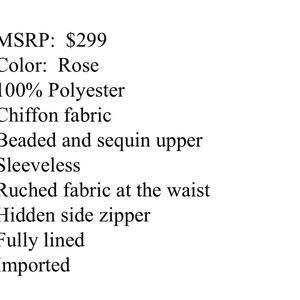 JS Collections | Dresses | Js Collections Size Beaded And Chiffon Dress ...